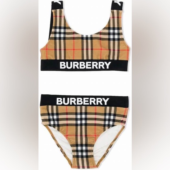Burberry | Swim | Burberry Logo Bikini Youth 4 | Poshmark